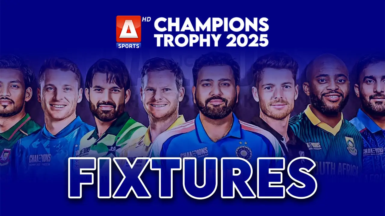 Champions Trophy 2025 Fixtures: Complete Match Schedule, Dates, and Venues