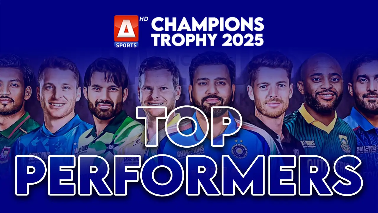 Champions Trophy 2025 Top Performers: Best Batsmen, Bowlers & Stats