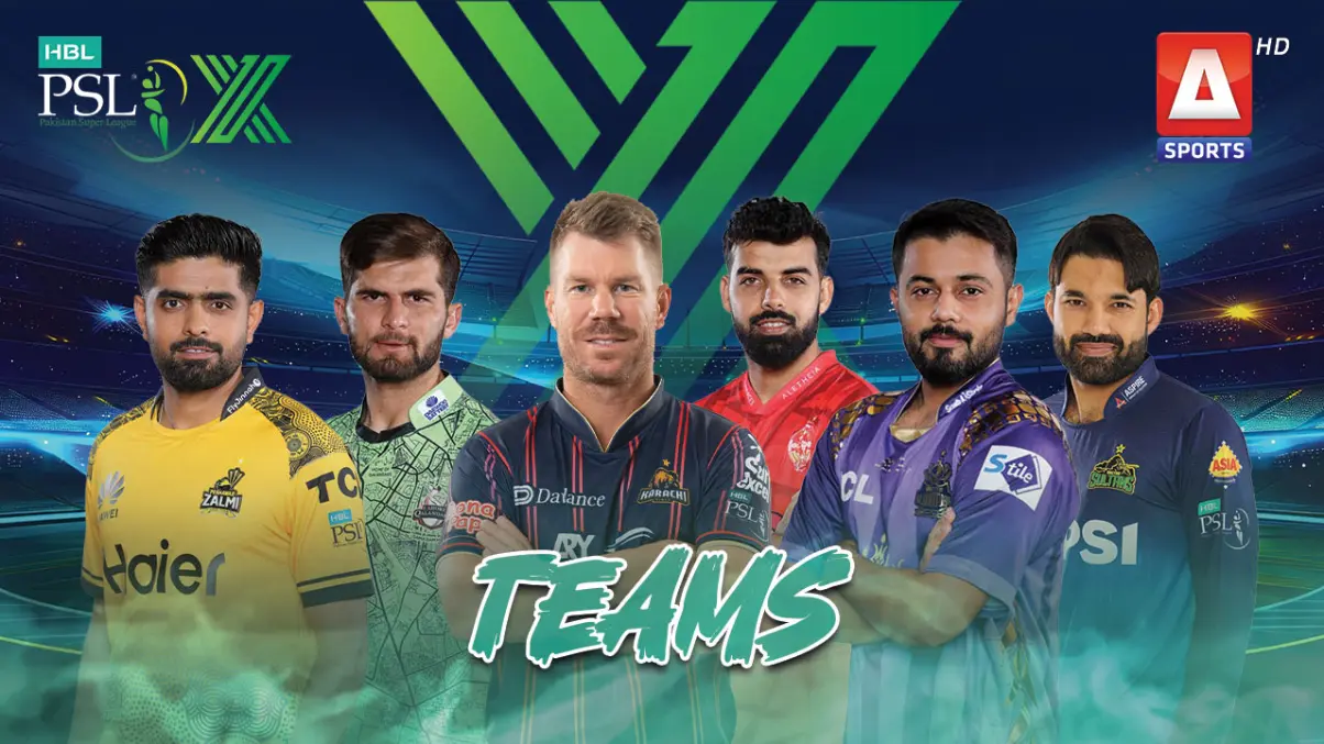 PSL 2025 Teams: Full Squad List, Team Names & Group Info