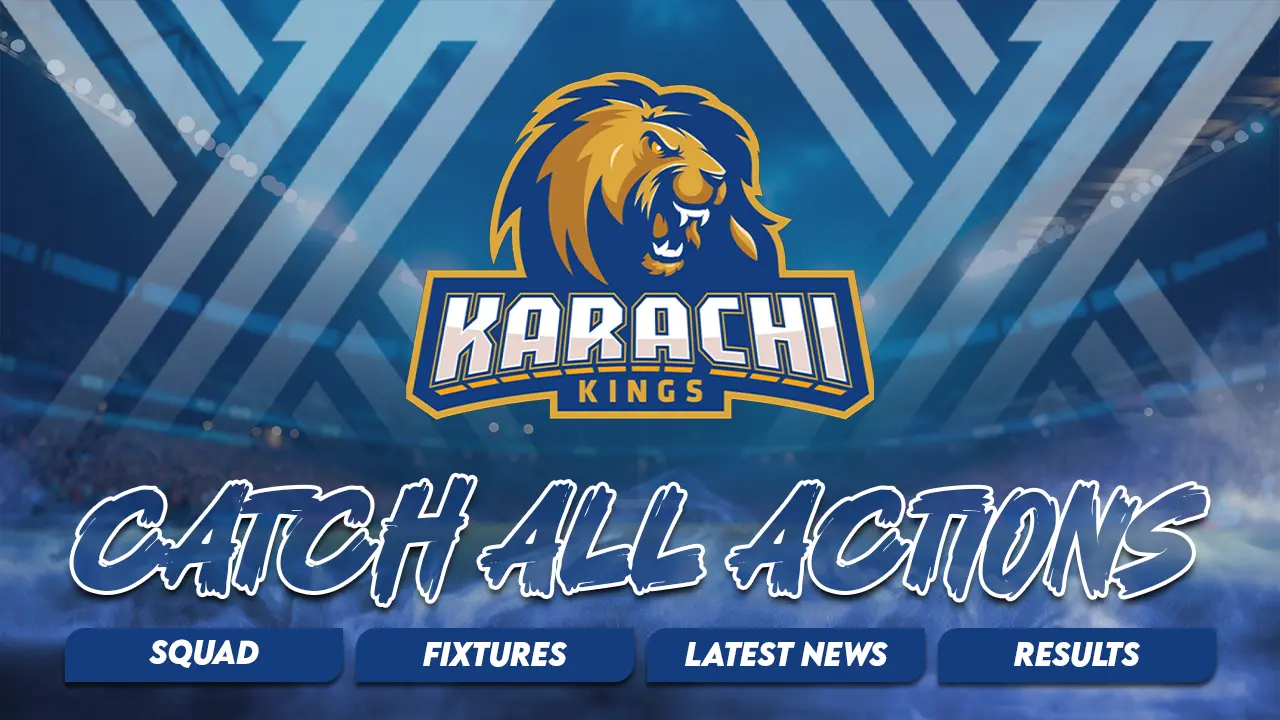 Karachi Kings Squad, Matches, Rankings, News & Team Details | PSL 2025